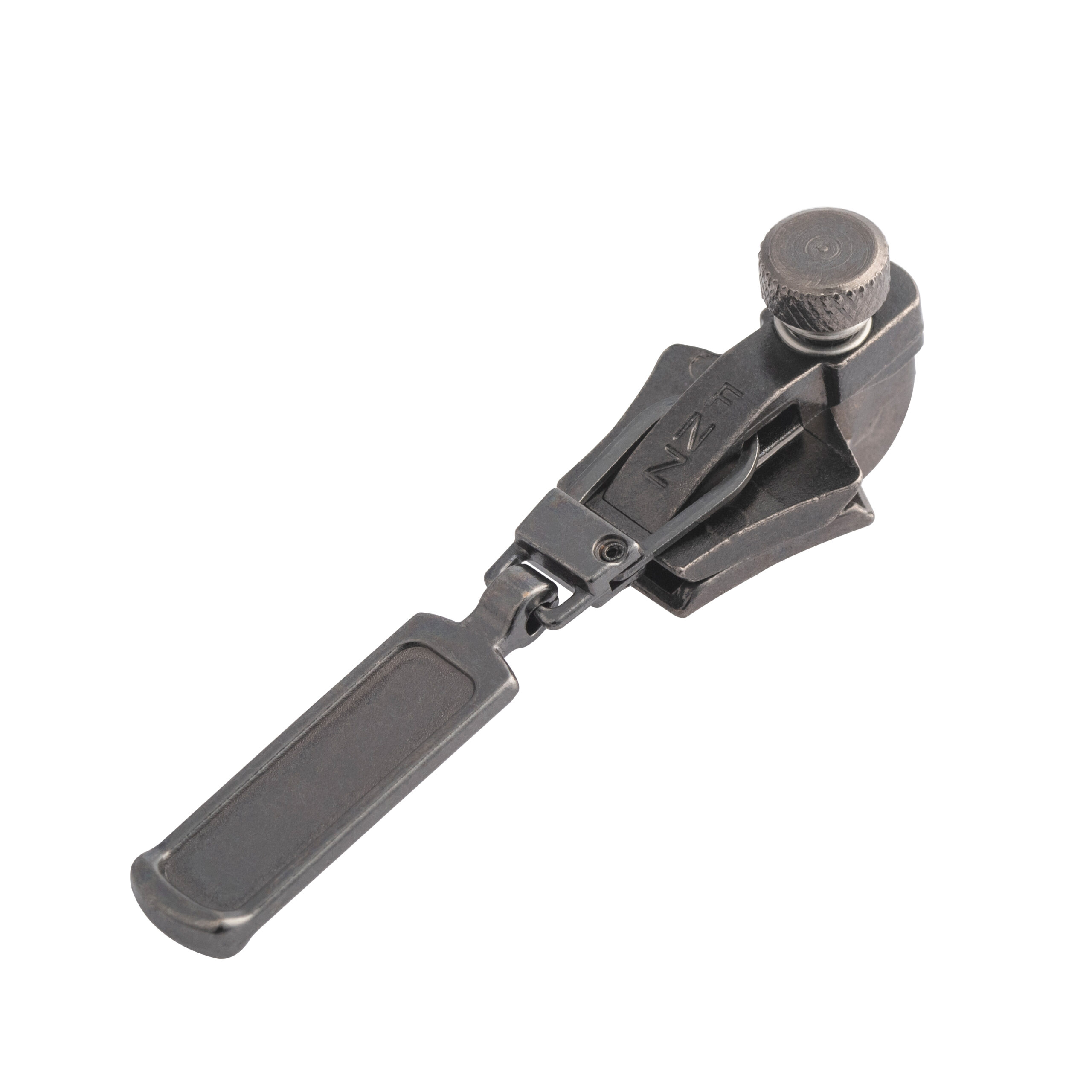 Large Black Nickel Zipper Slider - FixnZip